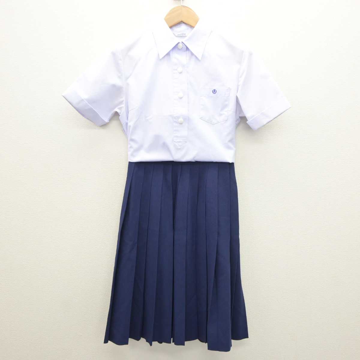 【中古】青森県 八戸北高等学校 女子制服 2点 シャツ・スカート Sf064219 中古制服通販パレイド