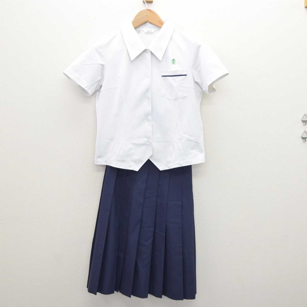 【中古】熊本県 熊本農業高等学校 女子制服 2点 シャツ・スカート Sf064375 中古制服通販パレイド