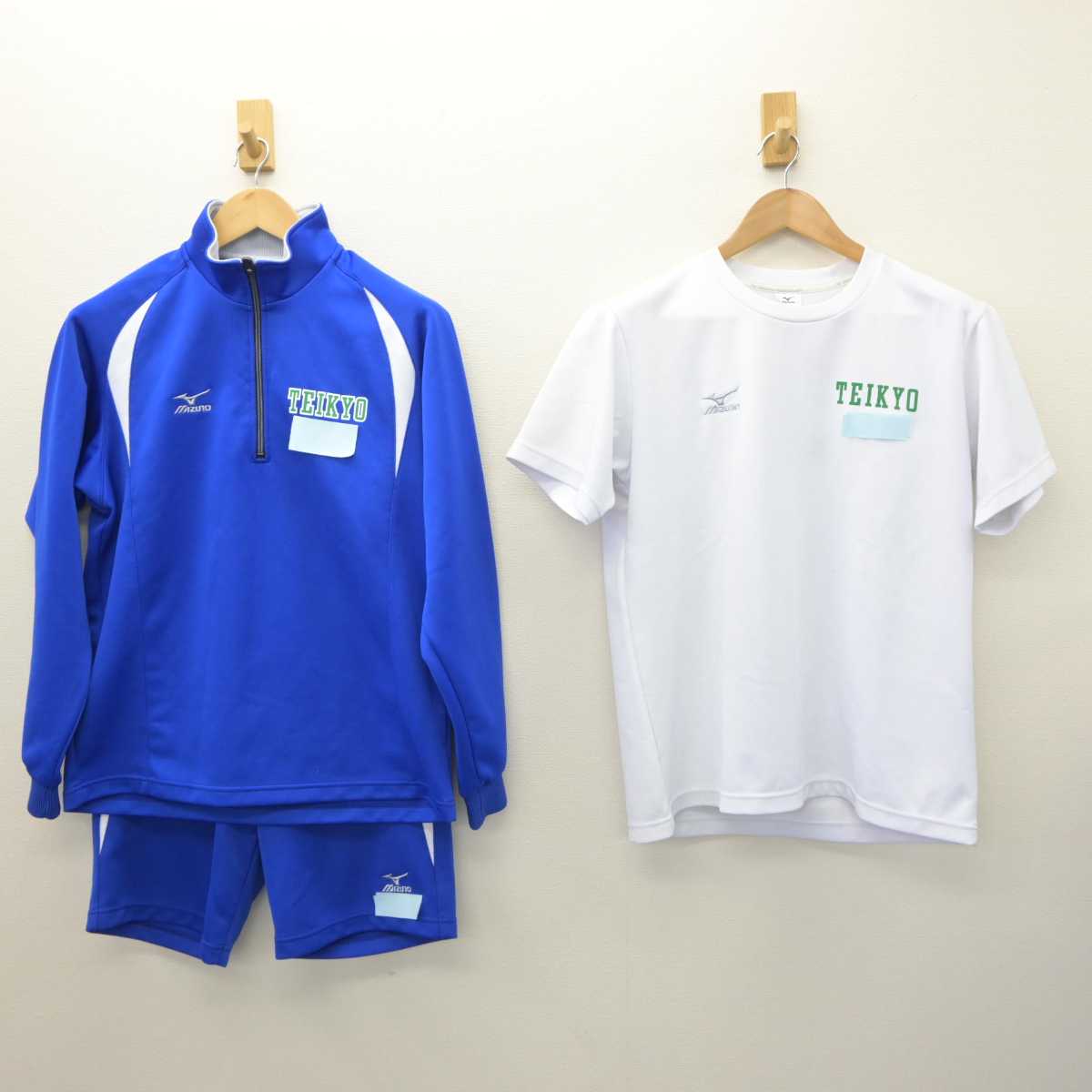 【中古】岐阜県 帝京大学可児高等学校中学校 女子制服 3点 ジャージ 上・体操服 上・体操服 下 Sf064388 中古制服通販パレイド
