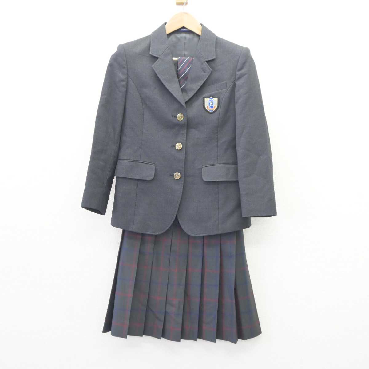 【中古】愛知県 豊田東高等学校 女子制服 3点 ブレザー・スカート Sf064549 中古制服通販パレイド