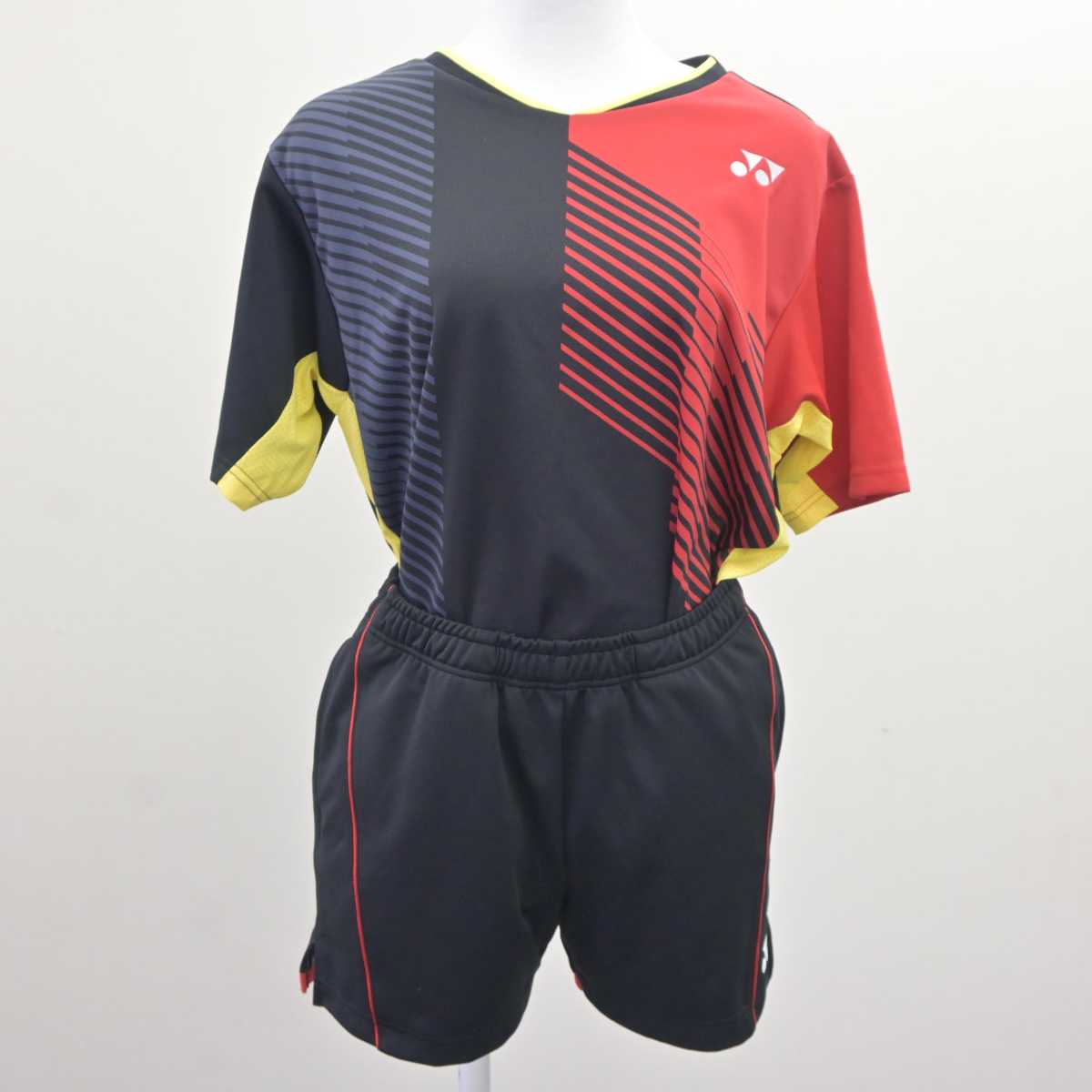 【中古】新潟県 内野中学校バドミントン部ユニフォーム 女子制服 2点 部活ユニフォーム 上・部活ユニフォーム 下 Sf064844