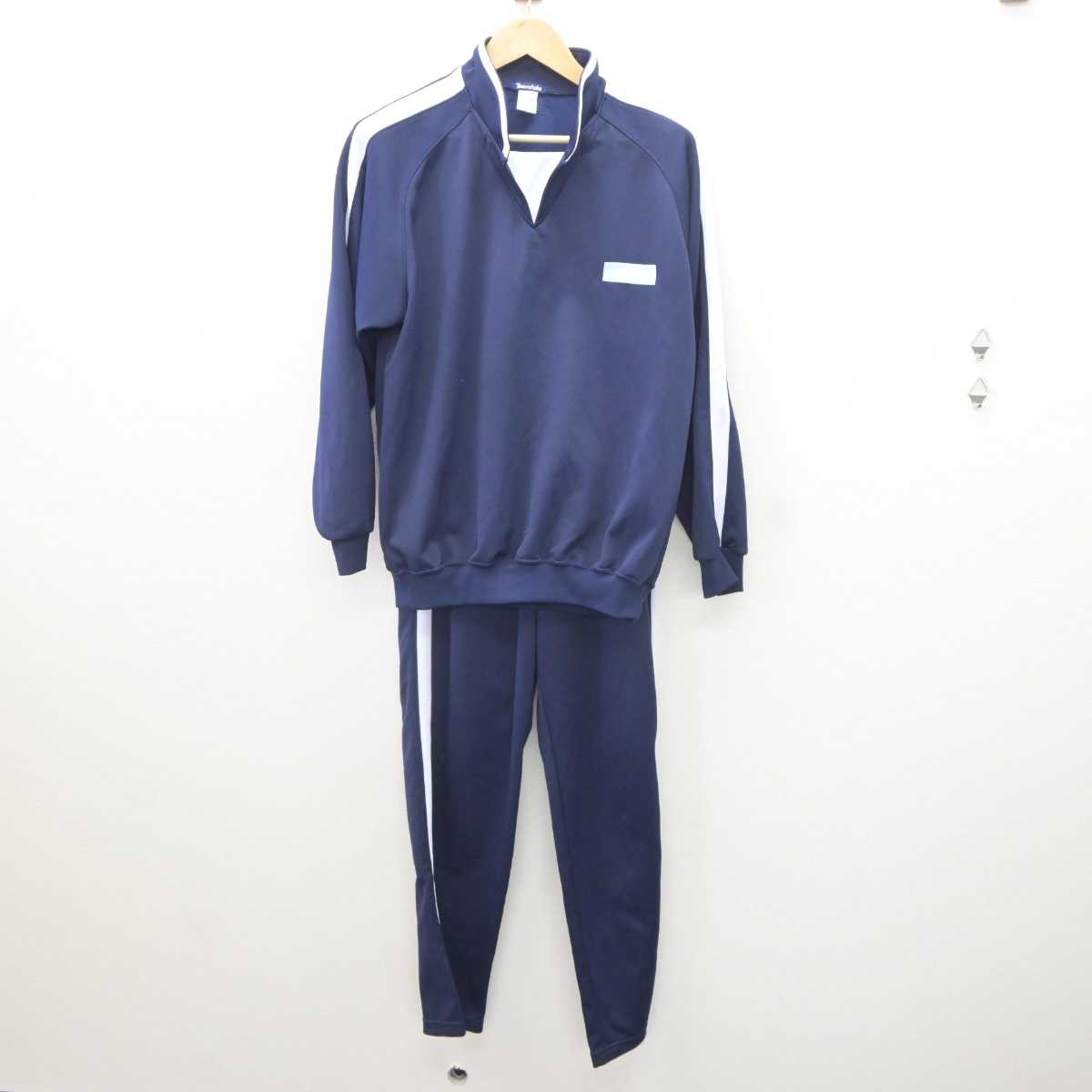 【中古】福岡県 朝倉光陽高等学校 男子制服 2点 ジャージ 上・ジャージ 下 Sf064924 中古制服通販パレイド