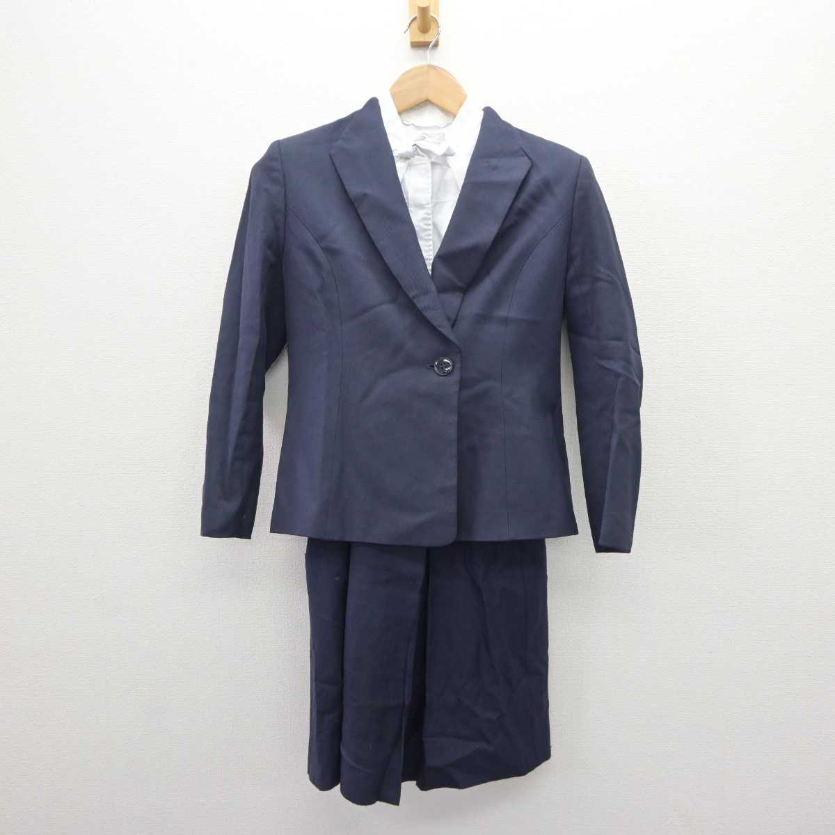 【中古】兵庫県 神戸海星女子学院中学校・高等学校 女子制服 3点 ブレザー・シャツ・スカート Sf065993 中古制服通販パレイド