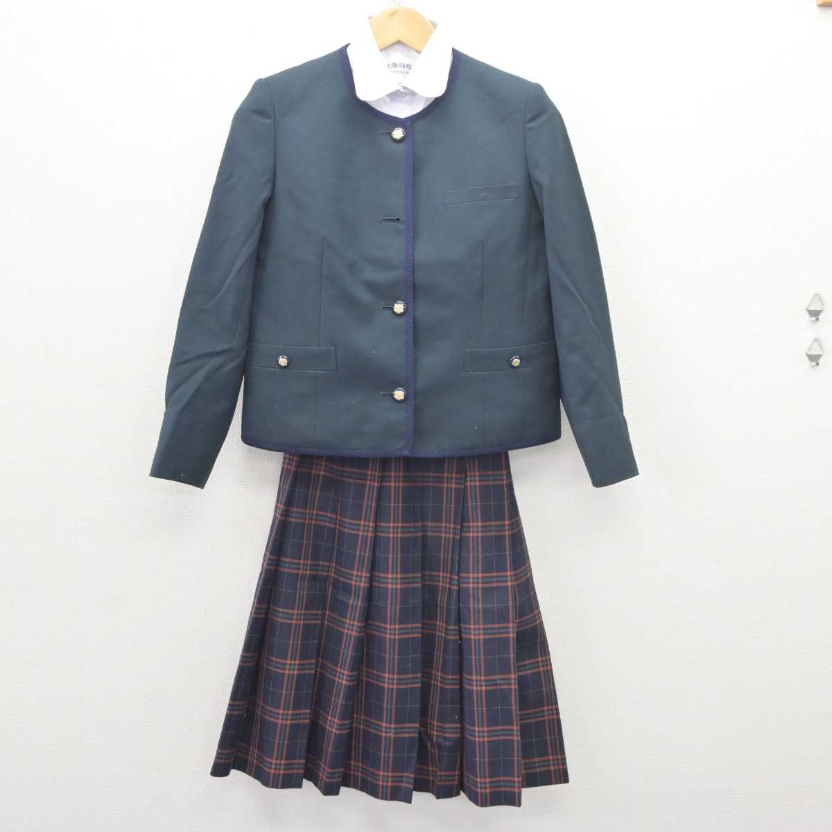 【中古】大阪府 大阪桐蔭中学校・高等学校 女子制服 4点 ブレザー・ベスト・シャツ・スカート Sf066115 中古制服通販パレイド