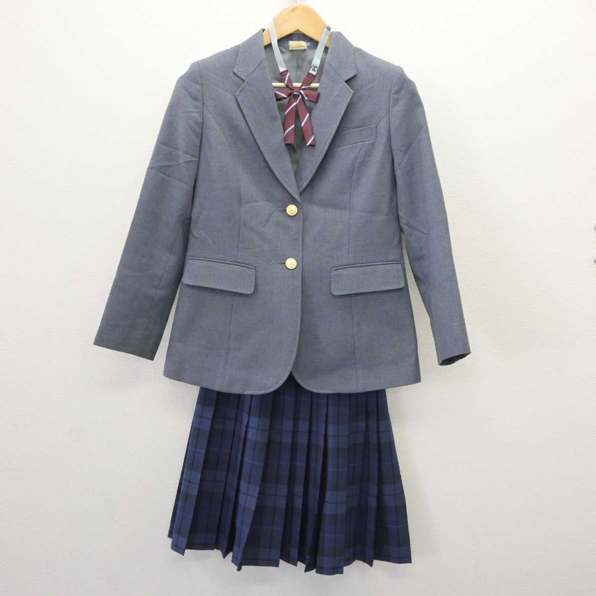 【中古】千葉県 昭和学院秀英中学校・高等学校 女子制服 4点 ブレザー・スカート・スカート Sf066239 中古制服通販パレイド