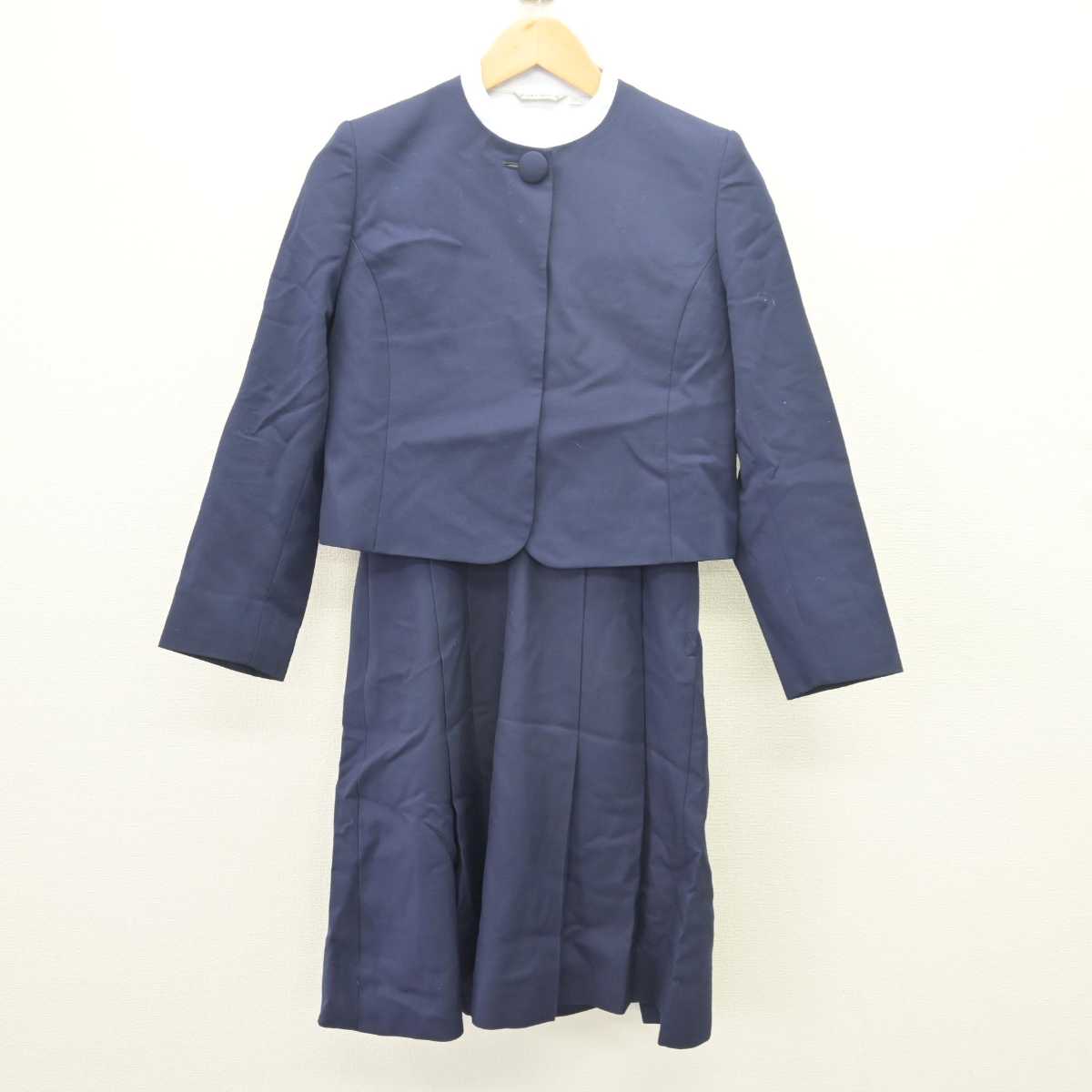 【中古】大阪府 大阪信愛学院中学校 女子制服 3点 ブレザー・シャツ・ジャンパースカート Sf066298 中古制服通販パレイド