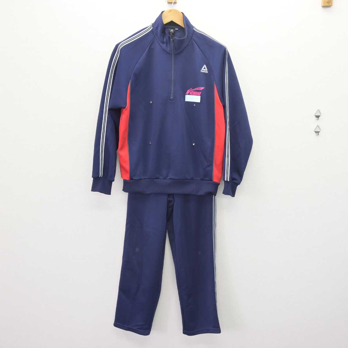 【中古】宮崎県 宮崎日本大学中学校・高等学校旧制服 女子制服 2点 ジャージ 上・体操服 下 Sf066306 中古制服通販パレイド