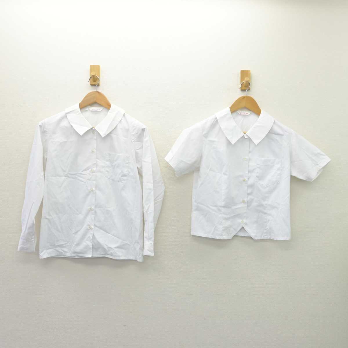 【中古】香川県 大手前高松高等学校 女子制服 2点 シャツ・シャツ Sf066362 中古制服通販パレイド