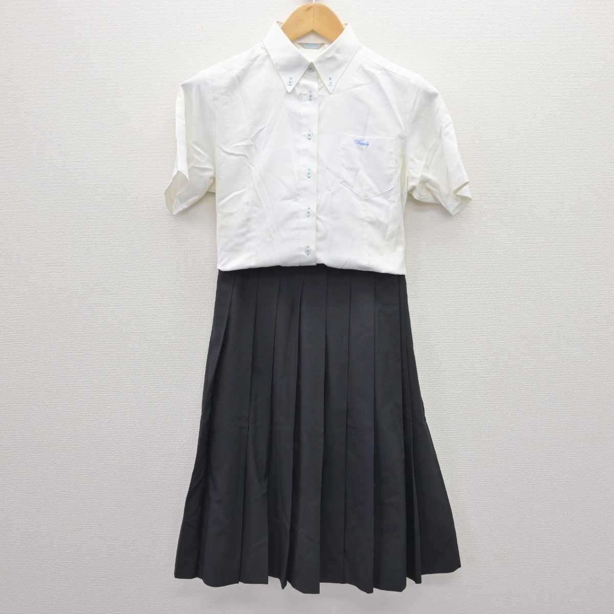 【中古】佐賀県 早稲田佐賀中学校・高等学校 女子制服 3点 シャツ・スカート Sf066629 中古制服通販パレイド