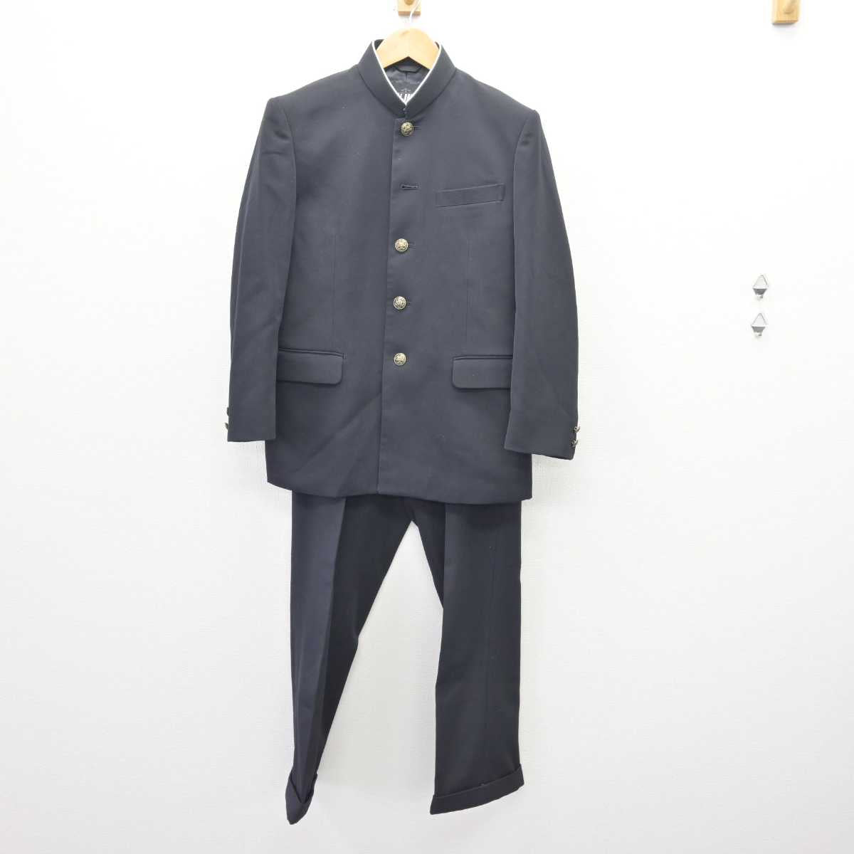 【中古】愛知県 長久手市立南中学校 男子制服 2点 学ラン・ズボン Sf067524 中古制服通販パレイド