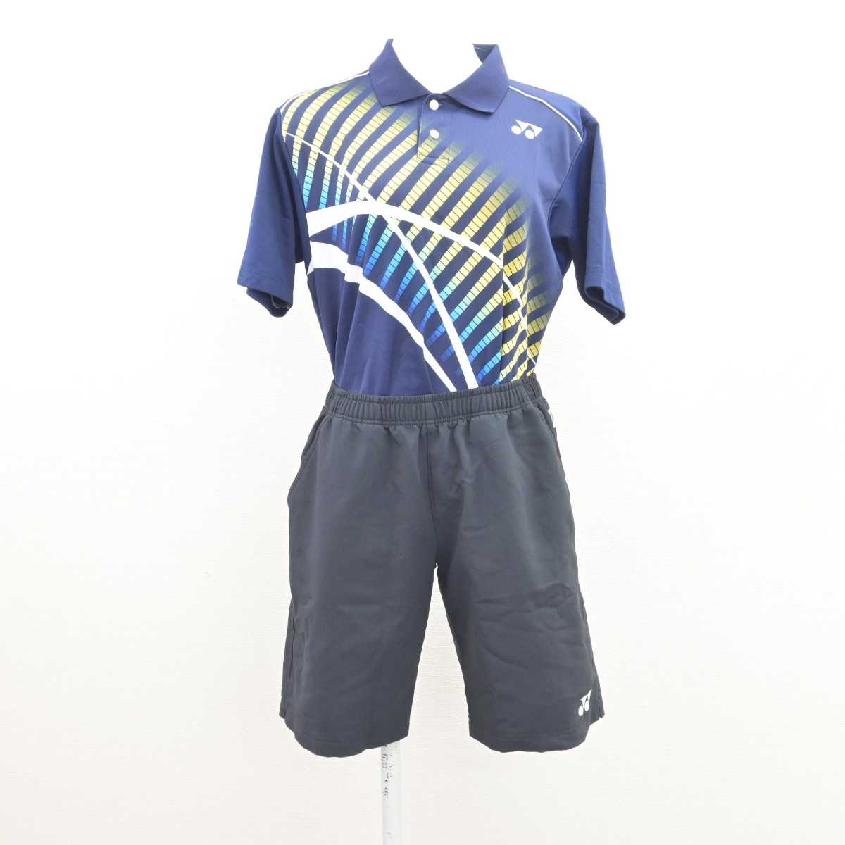 【中古】愛知県 蒲郡中学校ソフトテニス部ユニフォーム 女子制服 2点 部活ユニフォーム 上・部活ユニフォーム 下 Sf067563