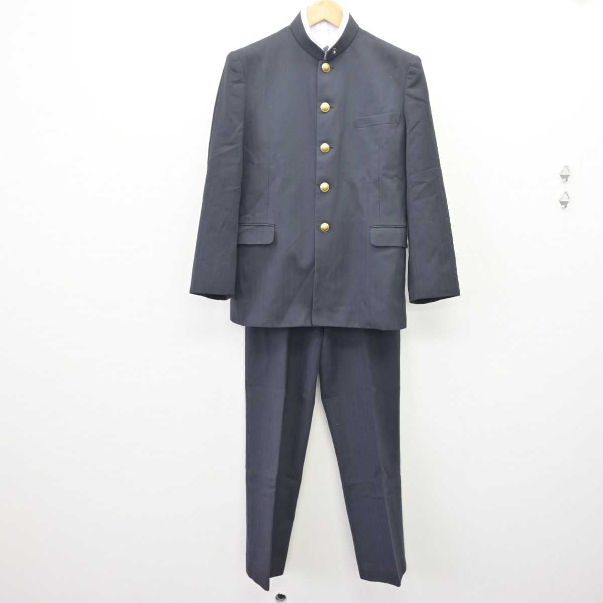 【中古】埼玉県 浦和実業学園高等学校旧制服 男子制服 4点 学ラン・シャツ・ズボン Sf068071 中古制服通販パレイド