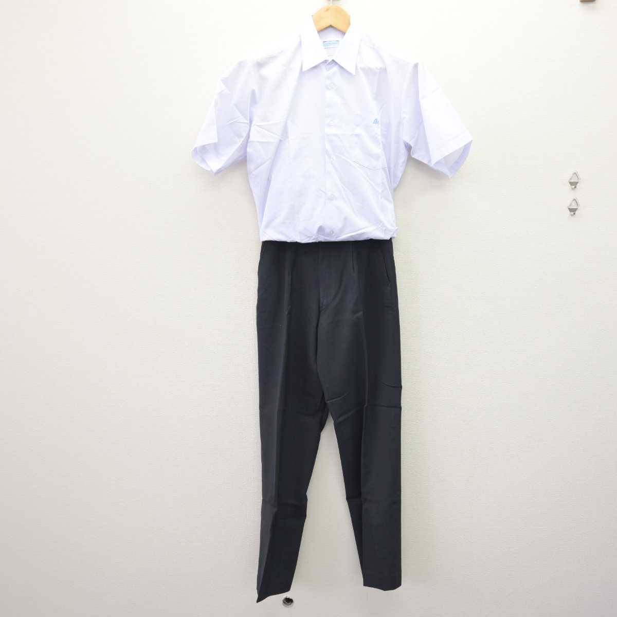 【中古】埼玉県 浦和実業学園高等学校旧制服 男子制服 2点 シャツ・ズボン Sf068072 中古制服通販パレイド