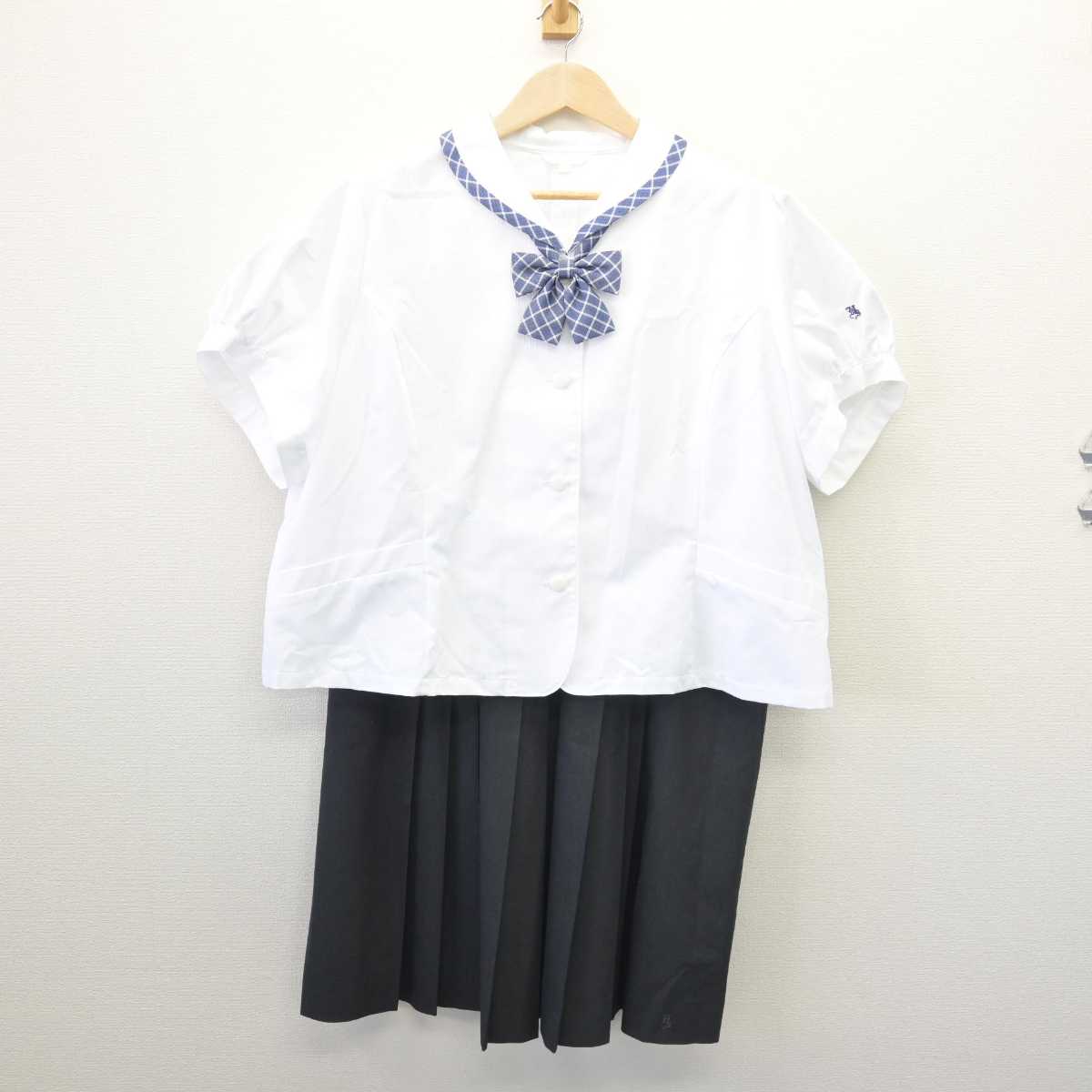 【中古】静岡県 浜松修学舎中学校・高等学校 旧制服 女子制服 4点 シャツ・スカート Sf068252 中古制服通販パレイド