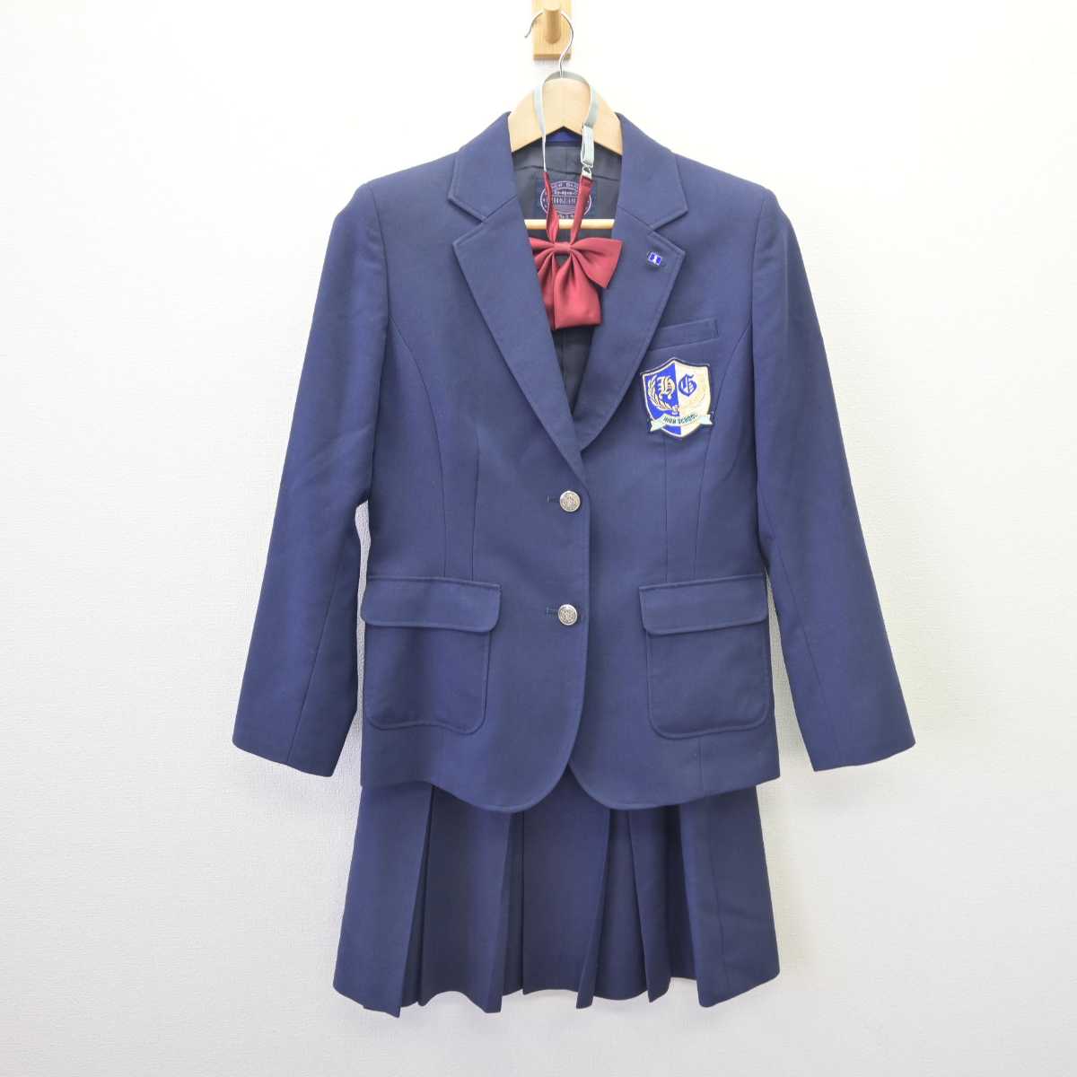 【中古】神奈川県 平塚学園高等学校 女子制服 3点 ブレザー・スカート Sf068358 中古制服通販パレイド