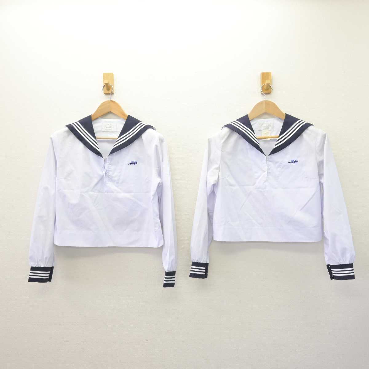 【中古】広島県 広島皆実高等学校 女子制服 2点 セーラー服・セーラー服 Sf068999 中古制服通販パレイド