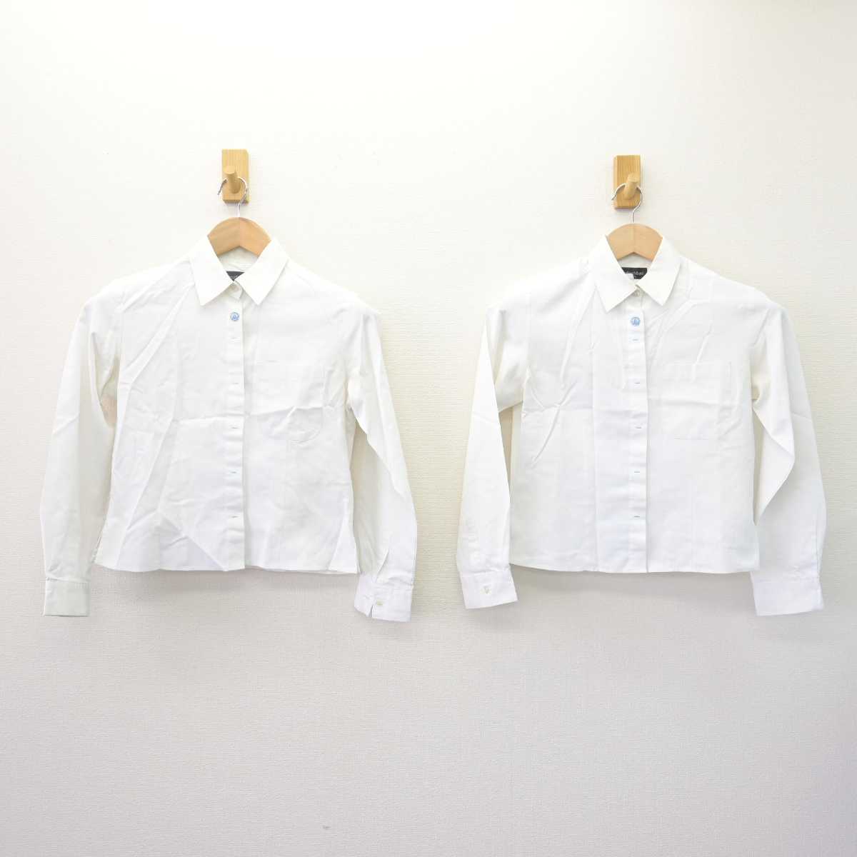 【中古】広島県 広島女学院中学高等学校 女子制服 2点 シャツ・シャツ Sf069159 中古制服通販パレイド