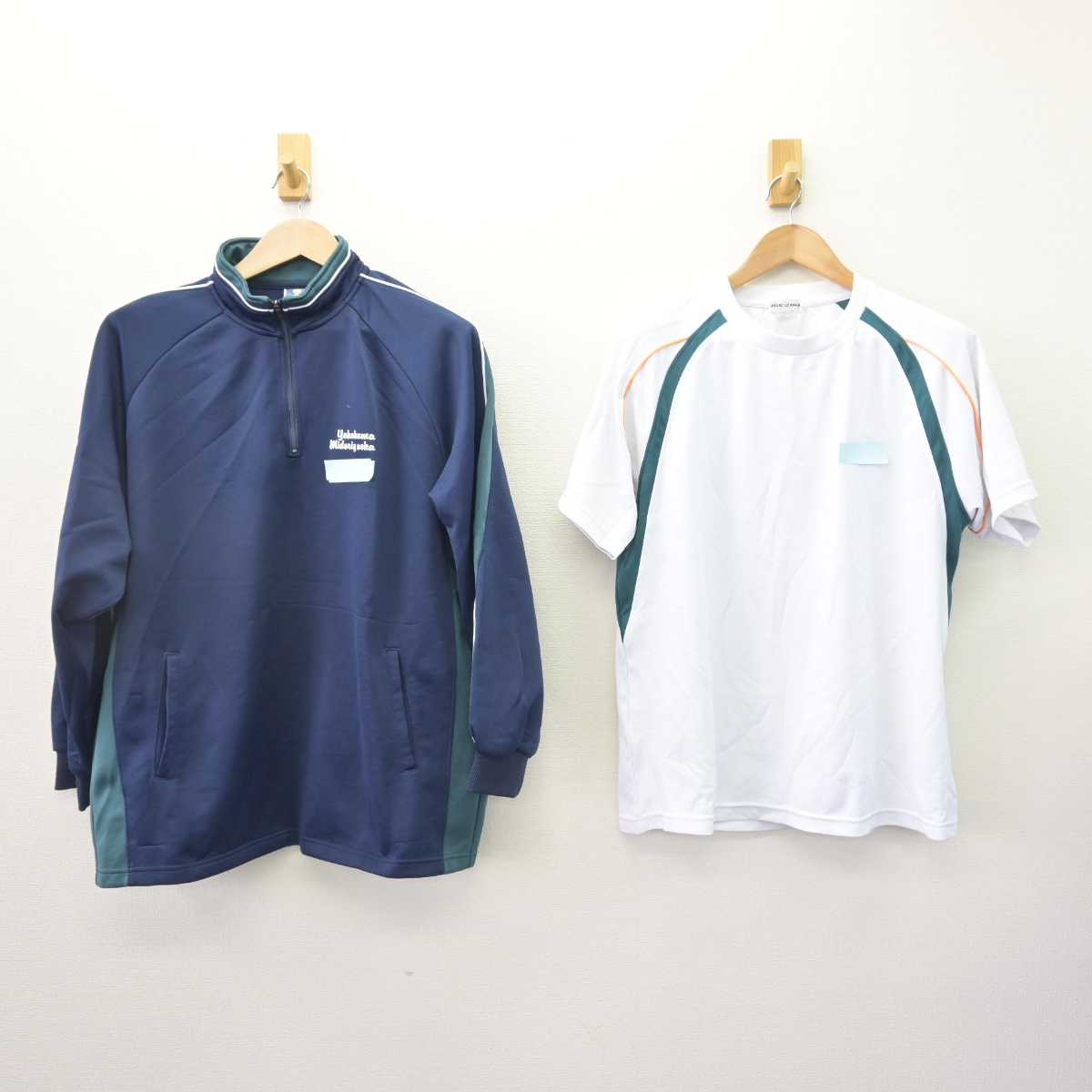 【中古】神奈川県 横浜緑ケ丘高等学校 女子制服 2点 ジャージ 上・体操服 上 Sf069292 中古制服通販パレイド