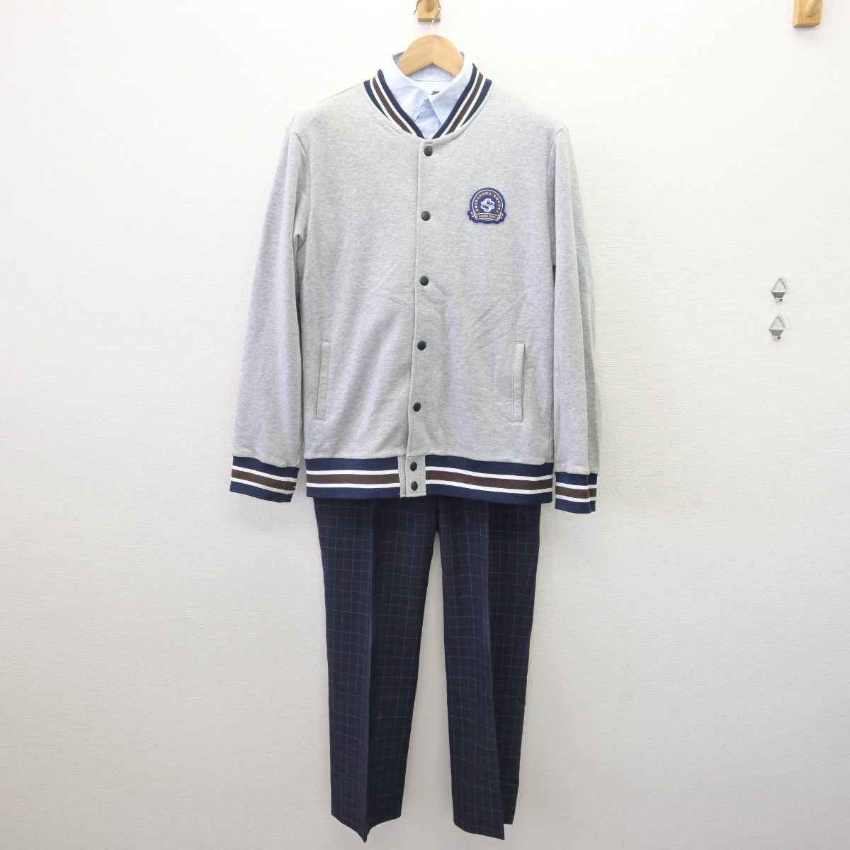 【中古】東京都 品川翔英中学校高等学校 男子制服 3点 その他アイテム・シャツ・ズボン Sf069512 中古制服通販パレイド