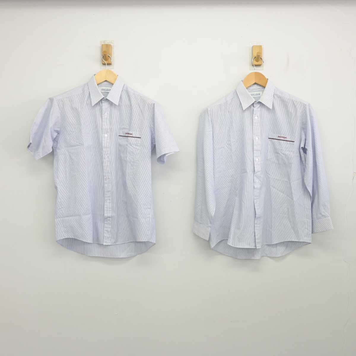 【中古】広島県 福山誠之館高等学校 男子制服 2点 シャツ Sf070322 中古制服通販パレイド