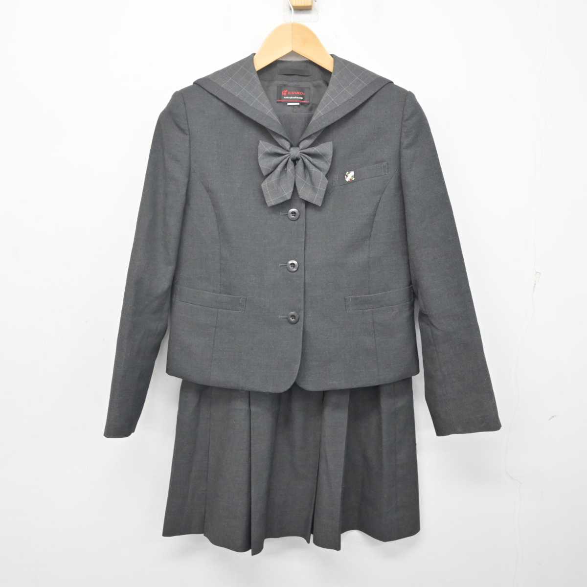 【中古】大阪府 学校法人淀ノ水学園昇陽中学校 女子制服 4点 ブレザー・スカート Sf070500 中古制服通販パレイド