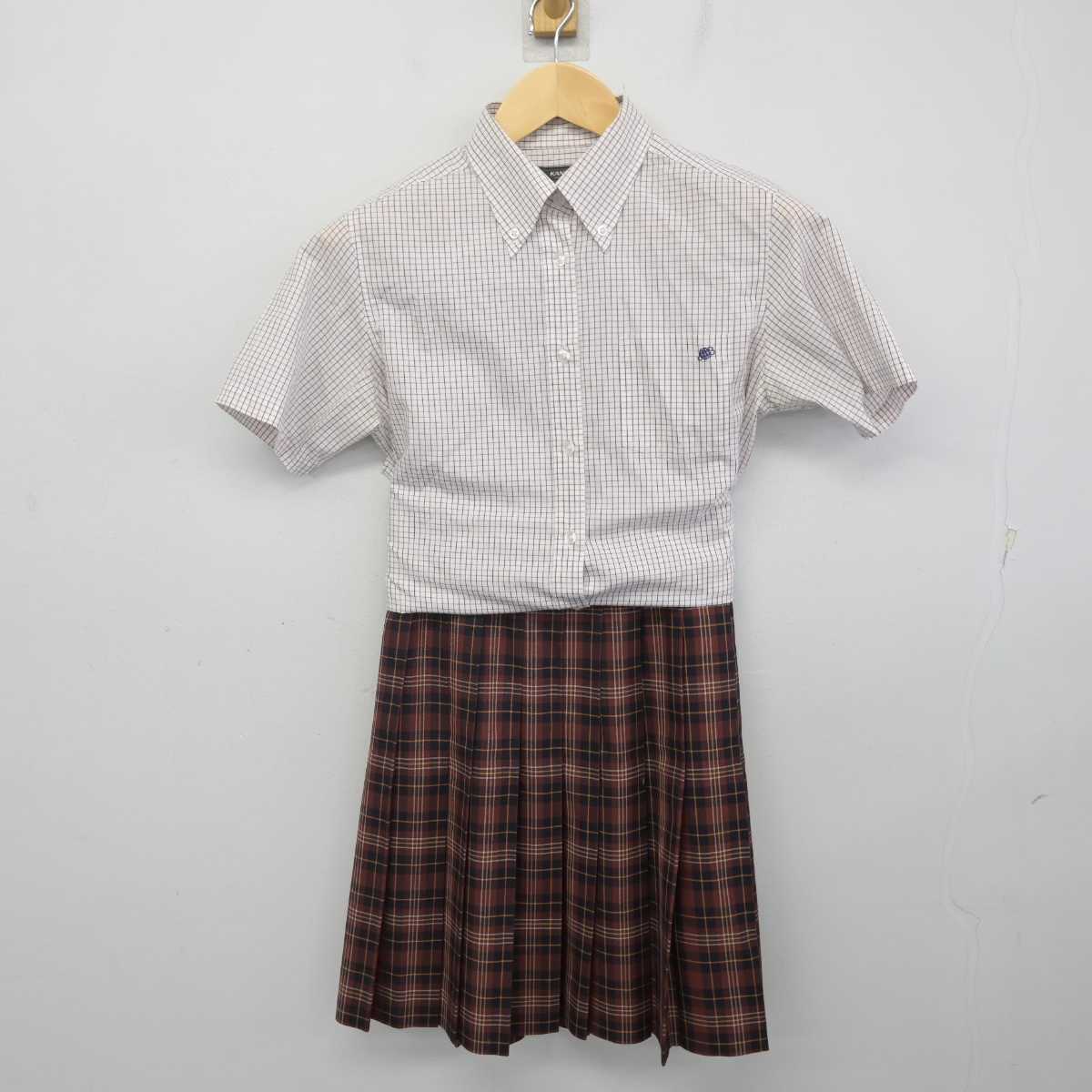 【中古】宮城県 仙台城南高等学校 女子制服 2点 シャツ・スカート Sf070722 中古制服通販パレイド