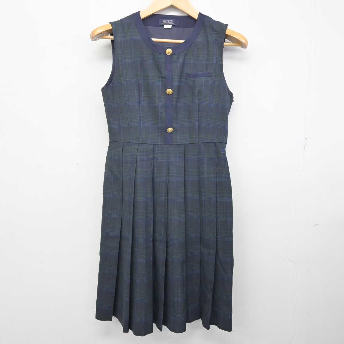 【中古】熊本県 熊本国府高等学校 女子制服 1点 ジャンパースカート Sf071392 中古制服通販パレイド