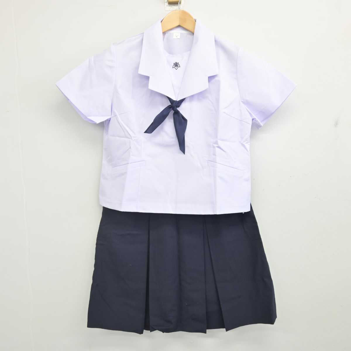 【中古】岩手県 盛岡工業高等学校 女子制服 3点 セーラー服・スカート Sf071611 中古制服通販パレイド