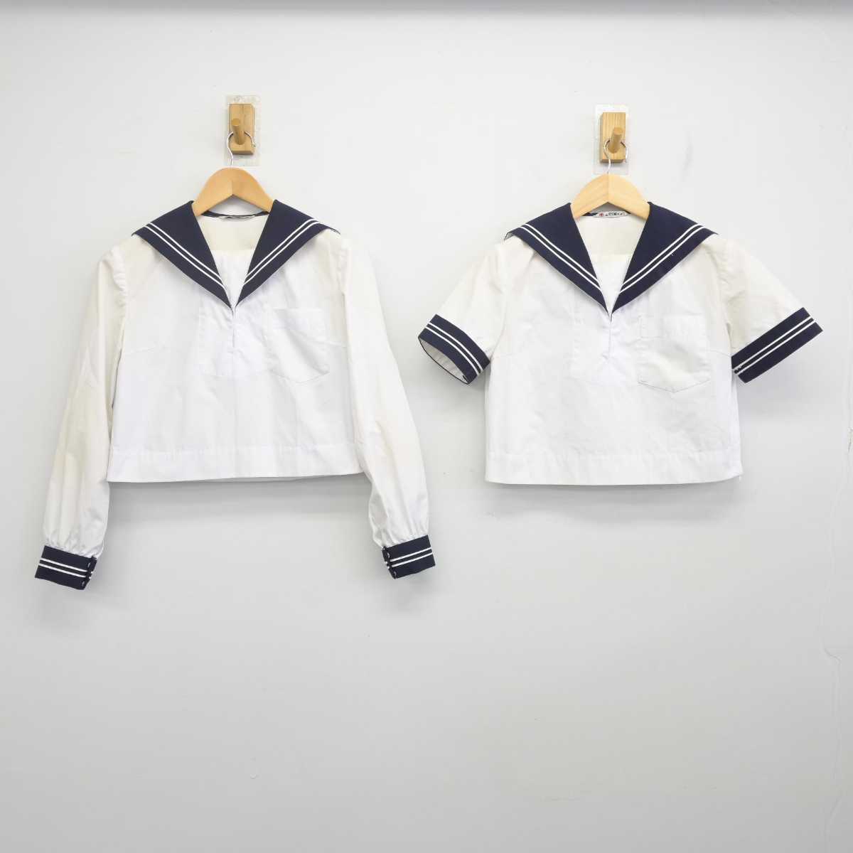 【中古】熊本県 出水南中学校 女子制服 2点 セーラー服 Sf071920 中古制服通販パレイド