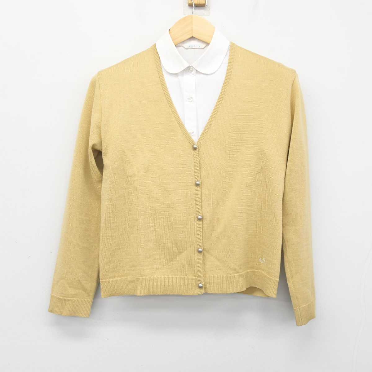 【中古】長崎県 長崎女子商業高等学校 女子制服 2点 ニット・シャツ Sf072074 中古制服通販パレイド