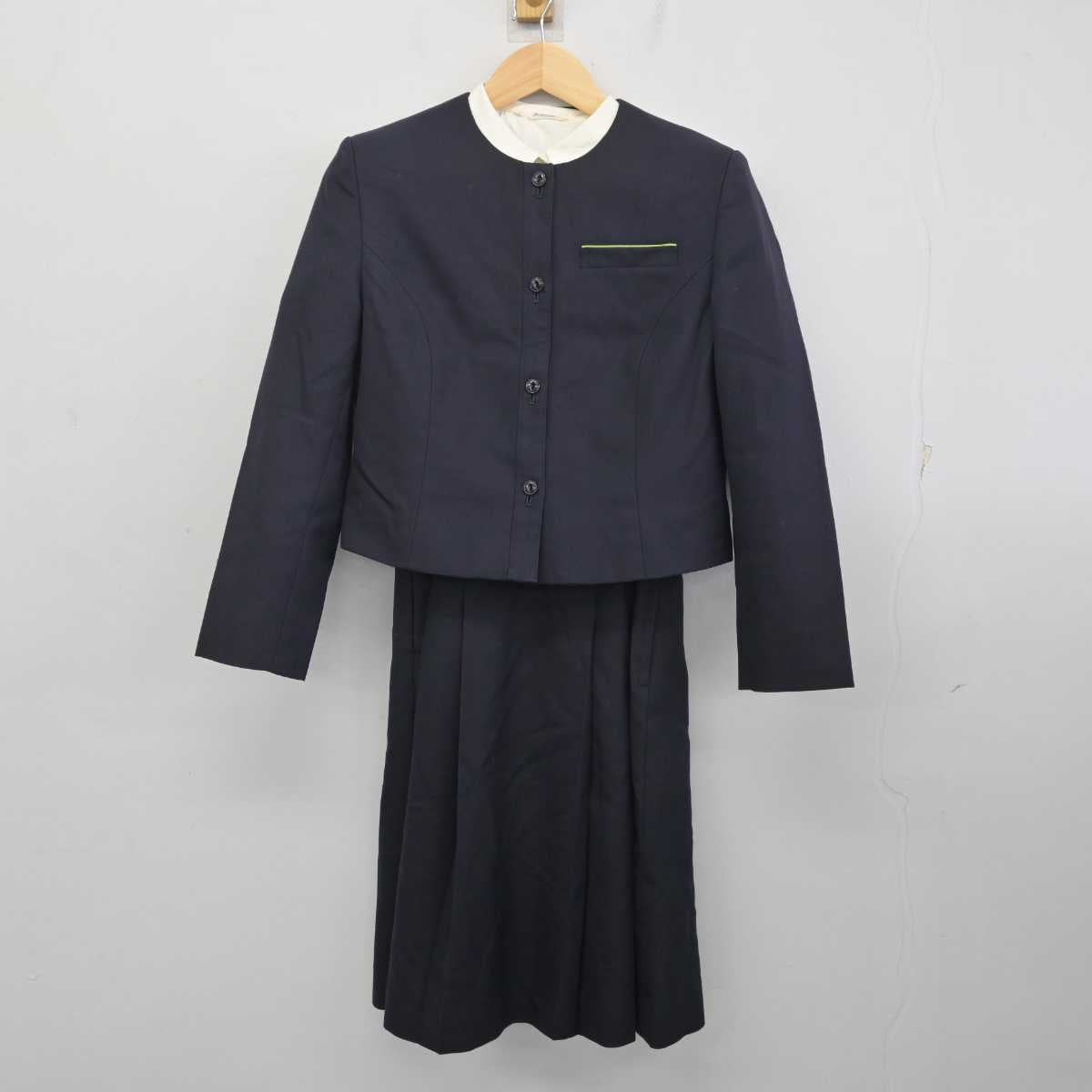 【中古】広島県 尾道中学校・高等学校 女子制服 3点 ブレザー・シャツ・ジャンパースカート Sf072230 中古制服通販パレイド