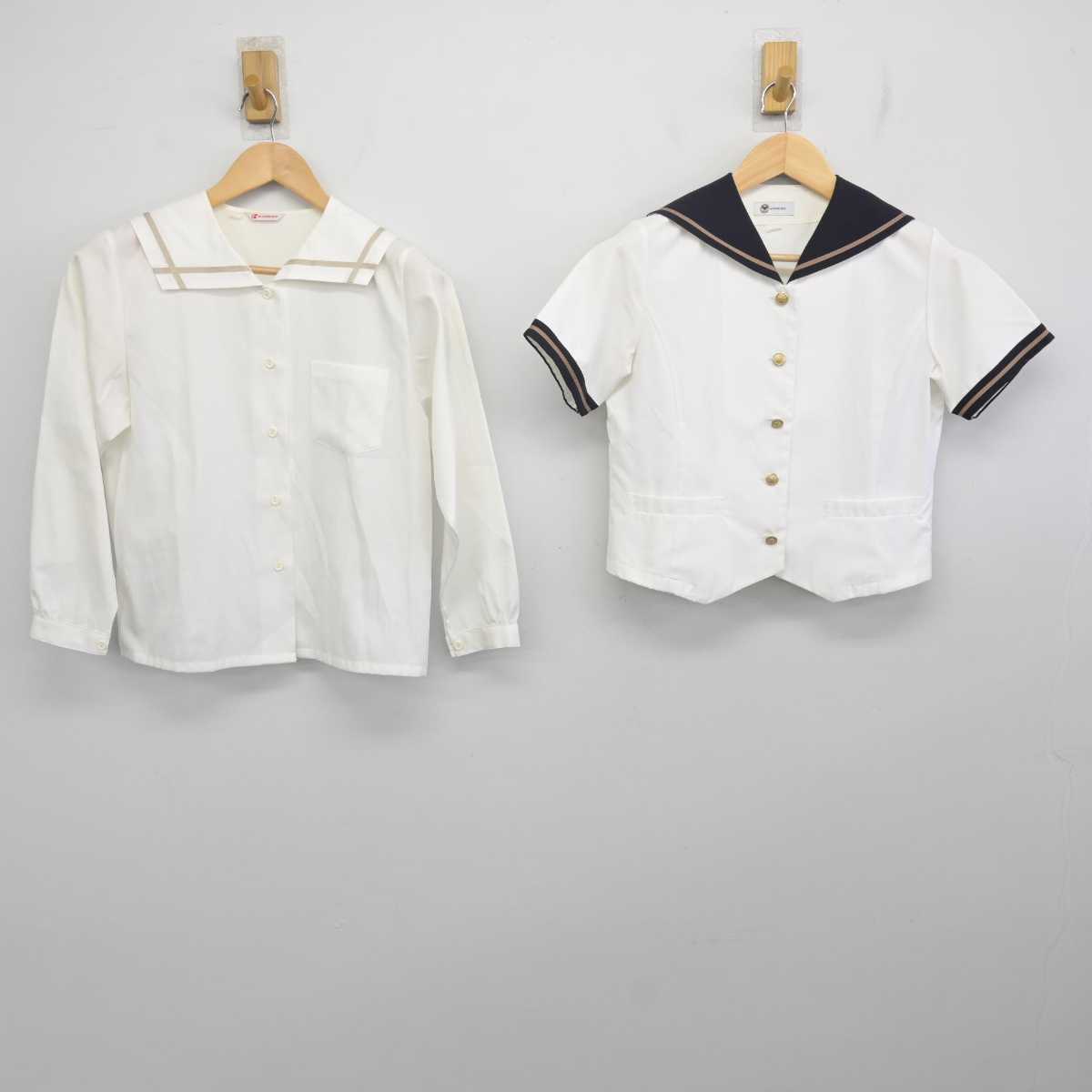 【中古】岡山県 岡山南高等学校 女子制服 2点 セーラー服・セーラー服 Sf072402 中古制服通販パレイド