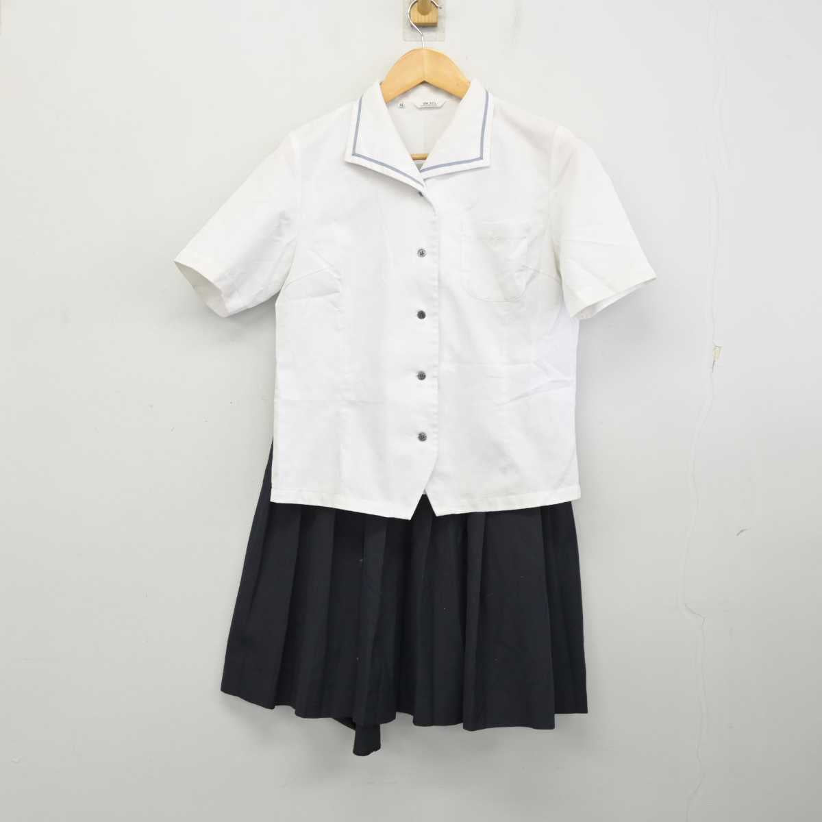 【中古】宮崎県 宮崎南高等学校 女子制服 3点 シャツ・スカート Sf073231 中古制服通販パレイド