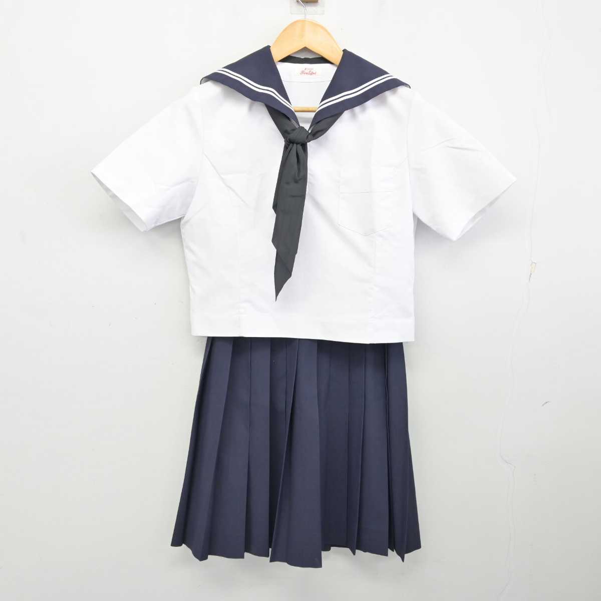 【中古】北海道 札幌東高等学校 女子制服 4点 セーラー服・セーラー服・スカート Sf073441 中古制服通販パレイド