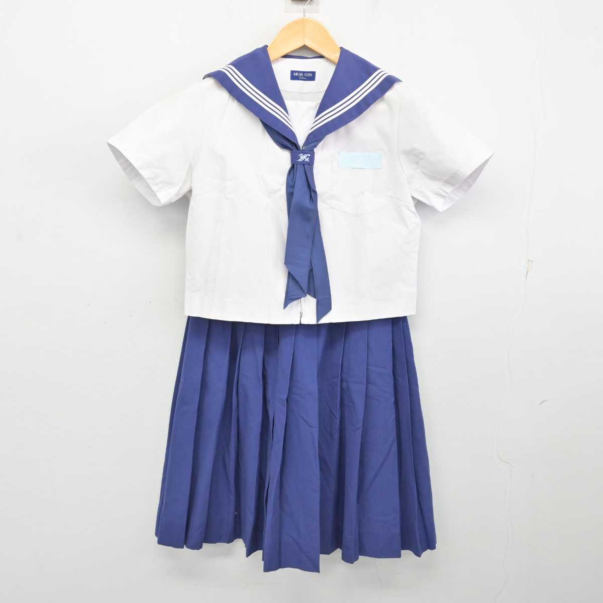 【中古】大分県 稙田南中学校 女子制服 3点 セーラー服・スカート Sf073449 中古制服通販パレイド