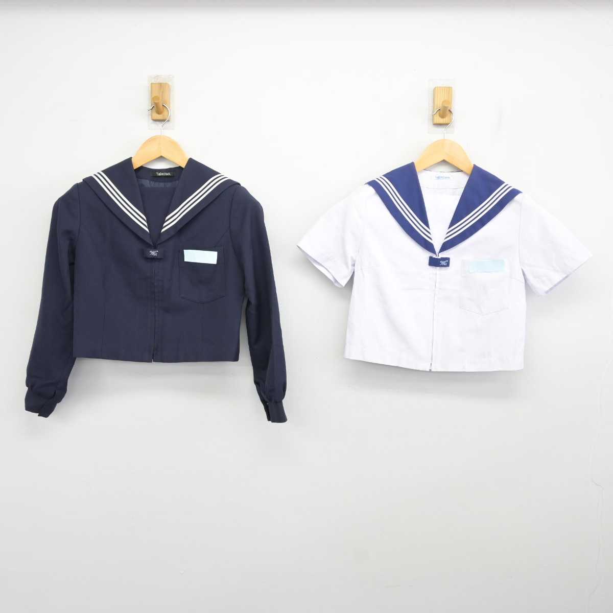 【中古】大分県 稙田南中学校 女子制服 2点 セーラー服・セーラー服 Sf073450 中古制服通販パレイド