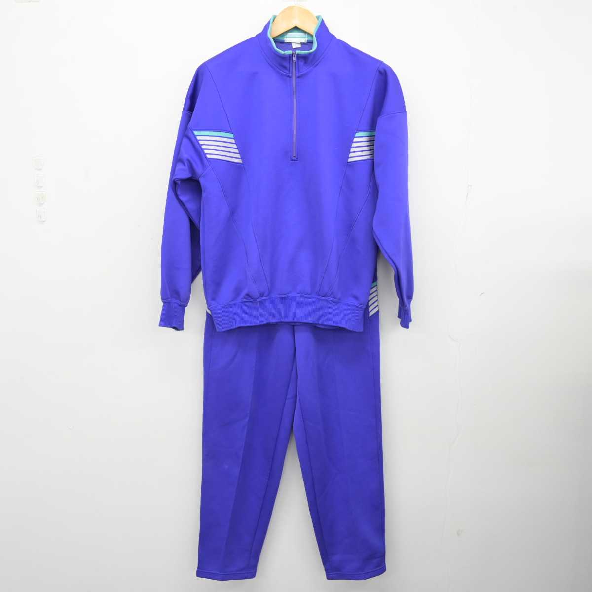 【中古】岡山県 福浜中学校旧モデル 男子制服 2点 ジャージ 上・ジャージ 下 Sf073574 中古制服通販パレイド
