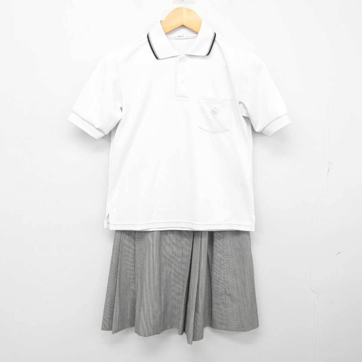 【中古】愛知県 中京大学附属中京高等学校 女子制服 3点 シャツ・スカート Sf073838 中古制服通販パレイド