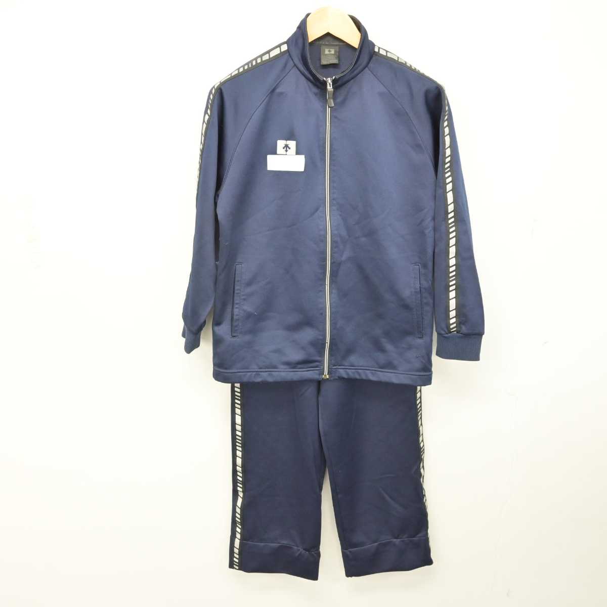 【中古】東京都 鶴川第二中学校 女子制服 2点 ジャージ 上・ジャージ 下 Sf073901 中古制服通販パレイド