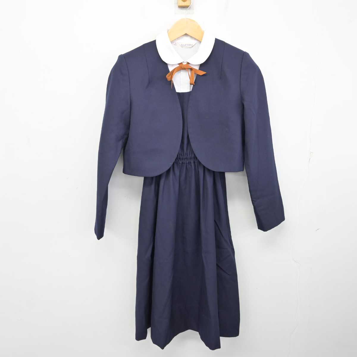 【中古】愛知県 南山学園 聖霊中学・高等学校 女子制服 4点 ブレザー・シャツ・ワンピース Sf074356 中古制服通販パレイド
