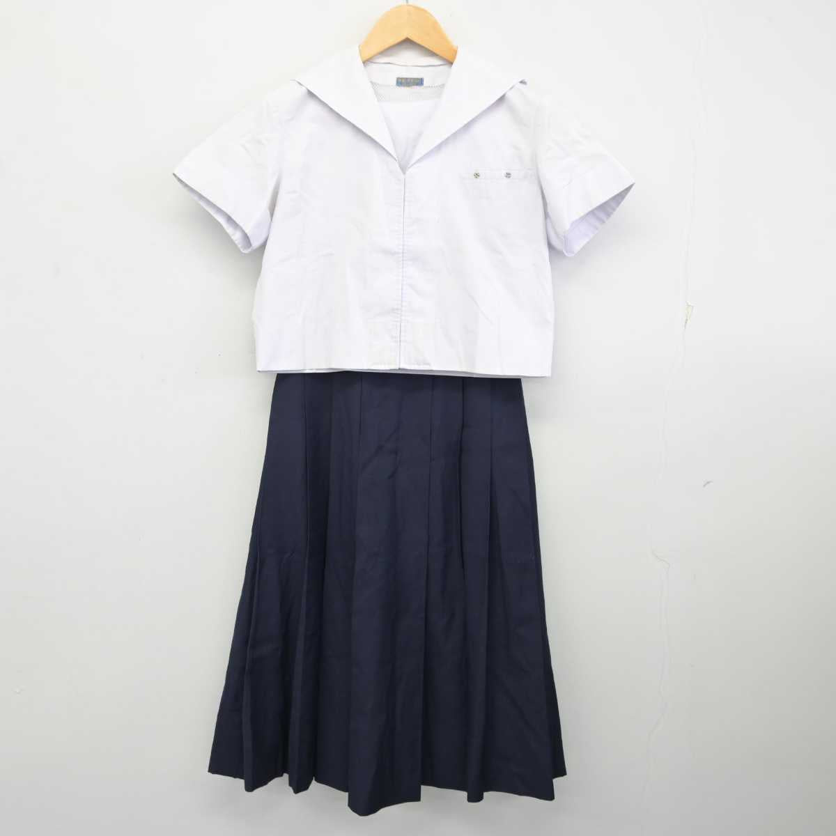 【中古】山梨県 甲府市立南中学校 女子制服 3点 セーラー服・セーラー服・スカート Sf075369 中古制服通販パレイド
