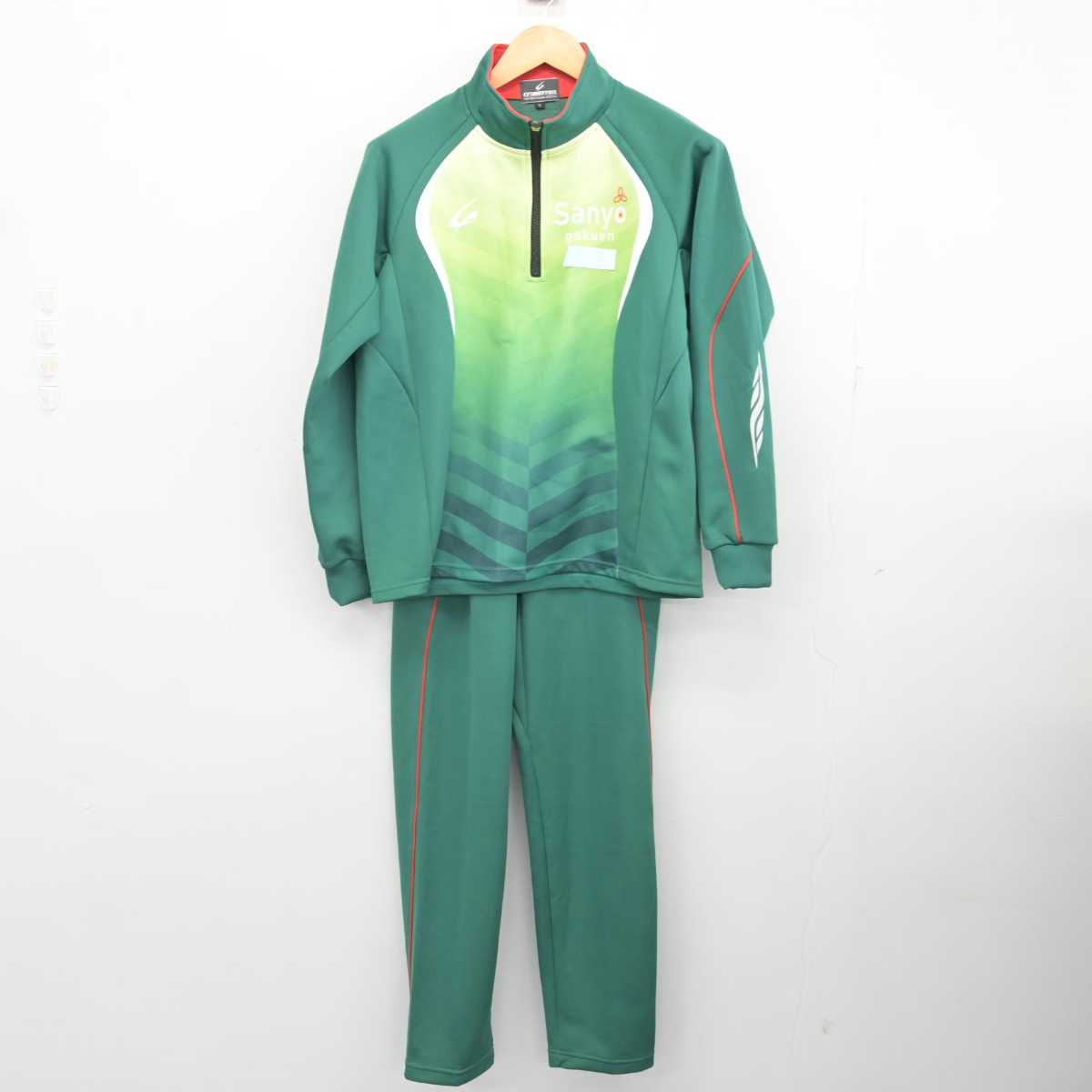 【中古】岡山県 山陽学園中学校・高等学校 女子制服 2点 ジャージ 上・ジャージ 下 Sf075649 中古制服通販パレイド