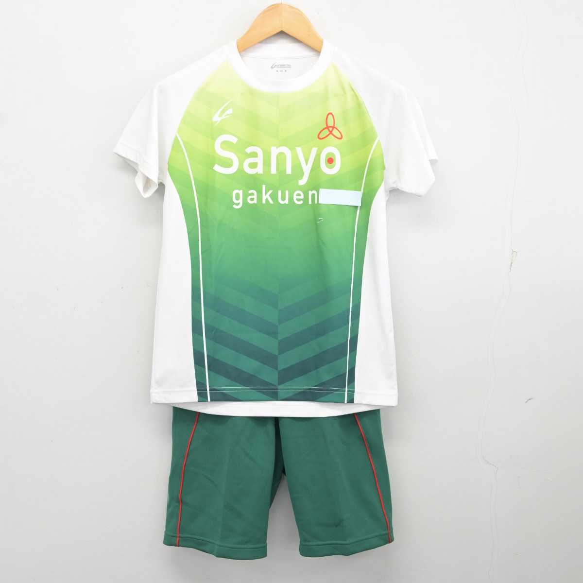 【中古】岡山県 山陽学園中学校・高等学校 女子制服 2点 体操服 上・体操服 下 Sf075650 中古制服通販パレイド
