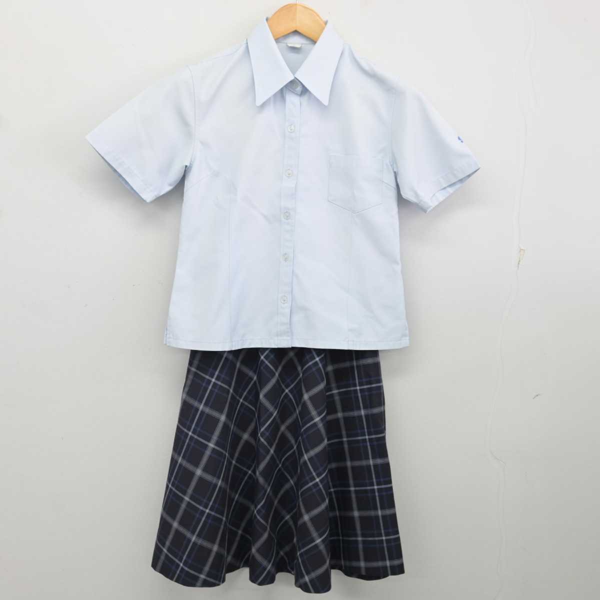 【中古】長崎県 聖和女子学院中学校・高等学校 女子制服 2点 シャツ・スカート Sf075679 中古制服通販パレイド