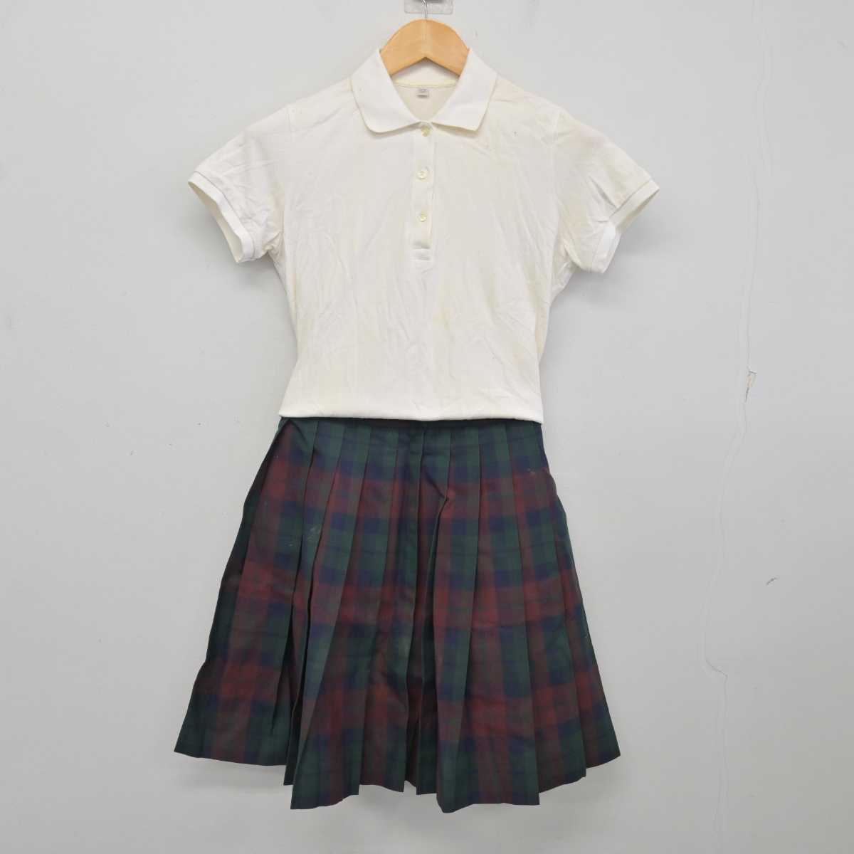 【中古】新潟県 東京学館新潟高等学校旧制服 女子制服 2点 シャツ・スカート Sf075960 中古制服通販パレイド