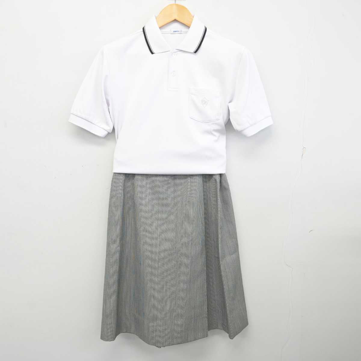 【中古】愛知県 中京大学附属中京高等学校 女子制服 2点 シャツ・スカート Sf076060 中古制服通販パレイド