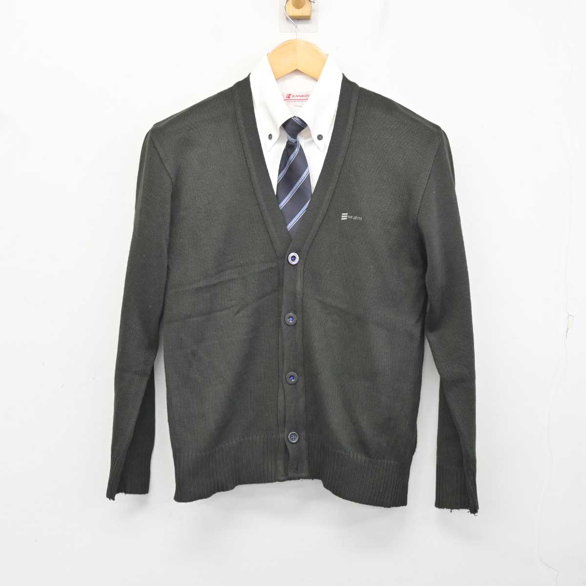 【中古】宮城県 仙台青陵中等教育学校 女子制服 4点 ニット・シャツ Sf076128 中古制服通販パレイド