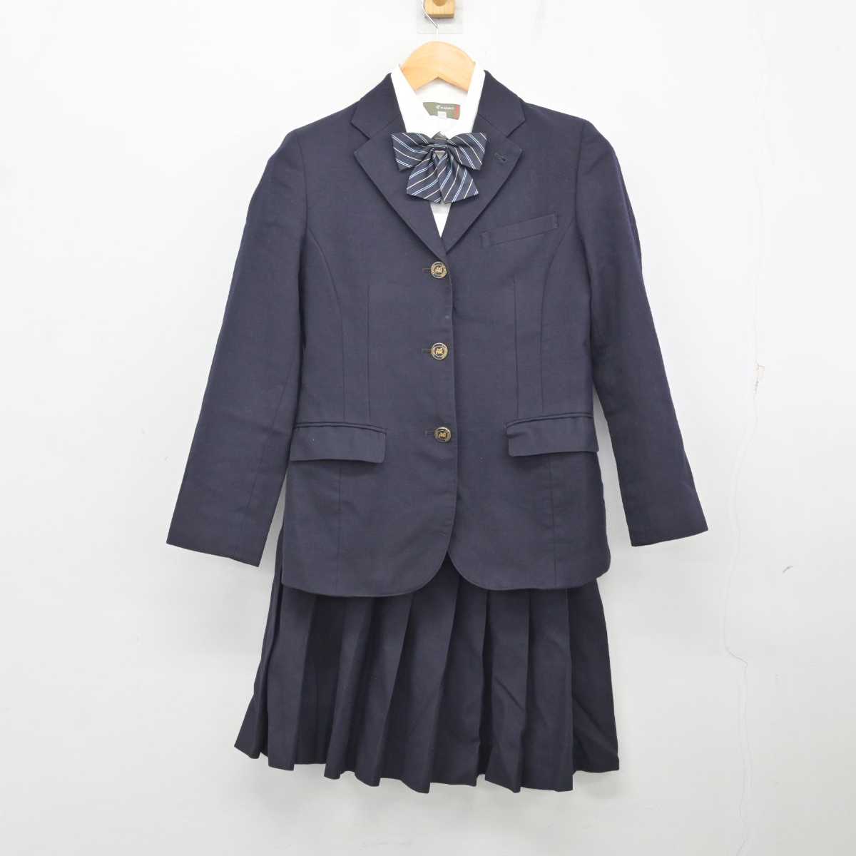 【中古】静岡県 常葉大学附属菊川中学校・高等学校 女子制服 4点 ブレザー・シャツ・スカート Sf076140 中古制服通販パレイド