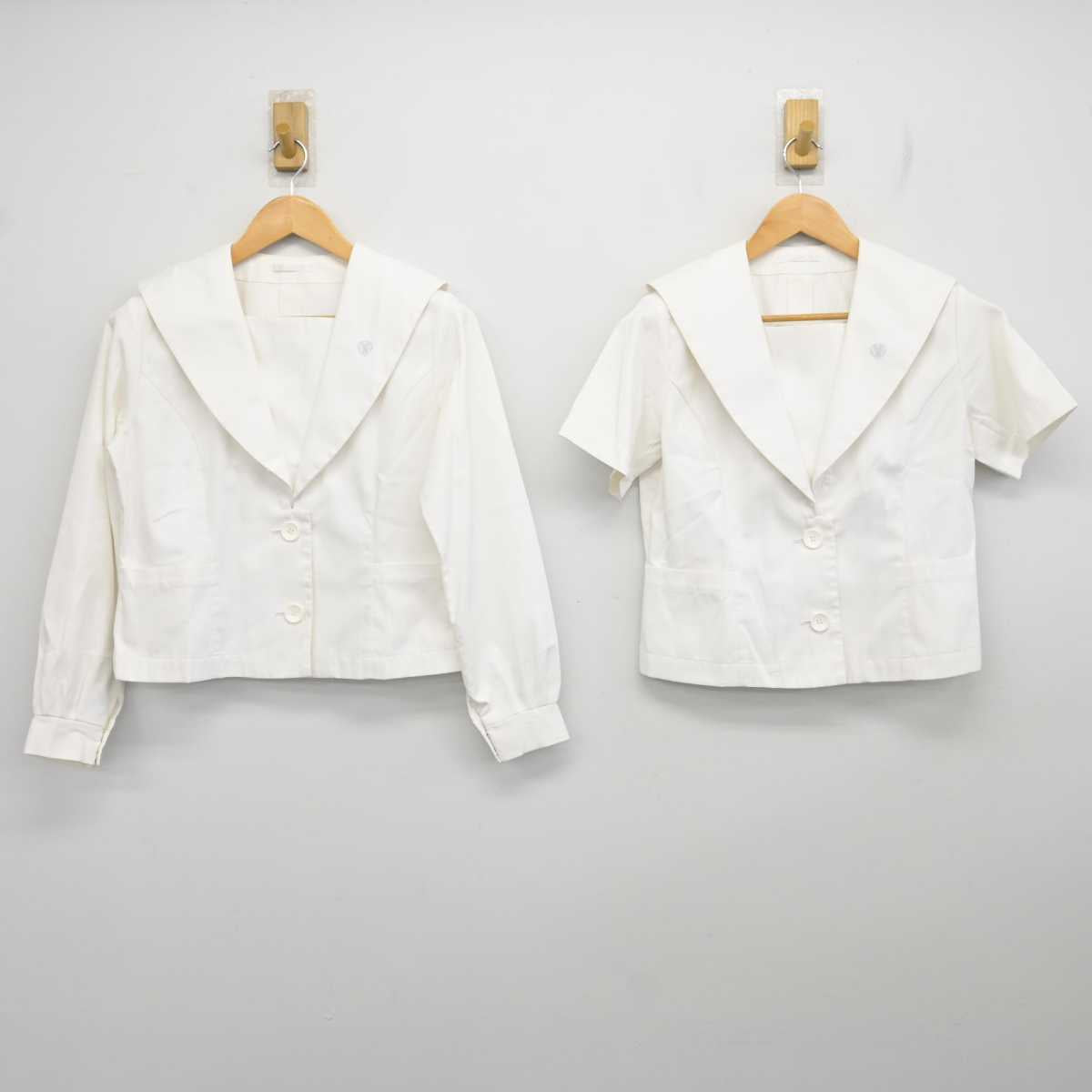 【中古】山形県 長井高等学校 女子制服 2点 ブラウス Sf076172 中古制服通販パレイド
