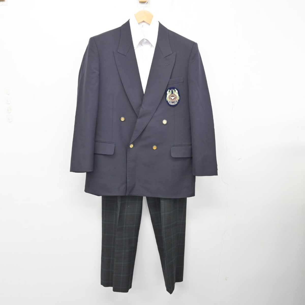 【中古】福井県 福井工業大学附属福井高等学校 男子制服 3点 ブレザー・シャツ・ズボン Sf076279 中古制服通販パレイド